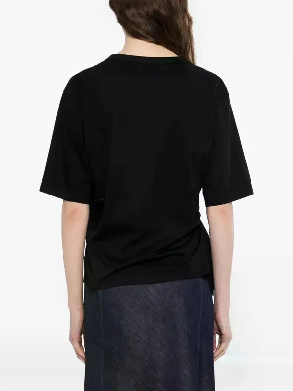 LESS Crinkled T-shirt - Black