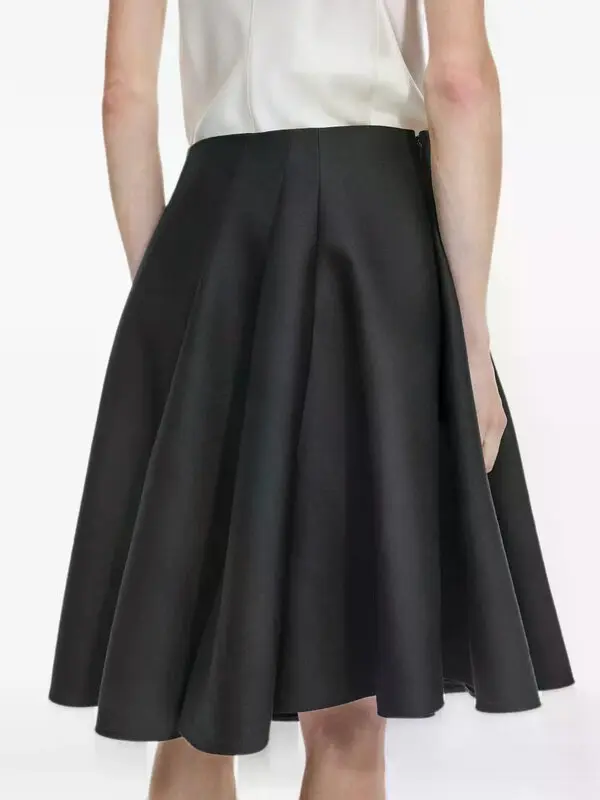 JNBY Asymmetric Pleated A-line Skirt