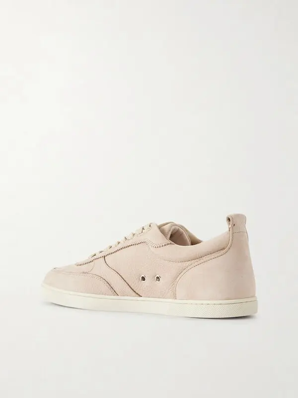 CHRISTIAN LOUBOUTIN Tutti Rui Perforated Nubuck Sneakers