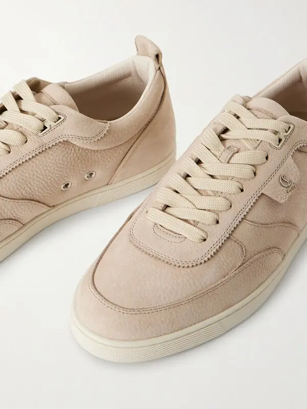 CHRISTIAN LOUBOUTIN Tutti Rui Perforated Nubuck Sneakers