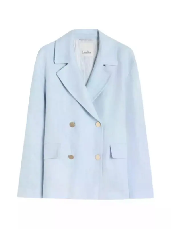 Max Mara Double-breasted Blazer - Blue