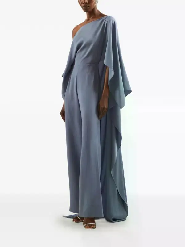 TALLER MARMO Jerry One-shoulder Jumpsuit - Blue