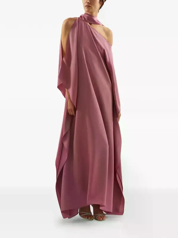 TALLER MARMO Barths Cut-out Asymmetric Maxi Dress