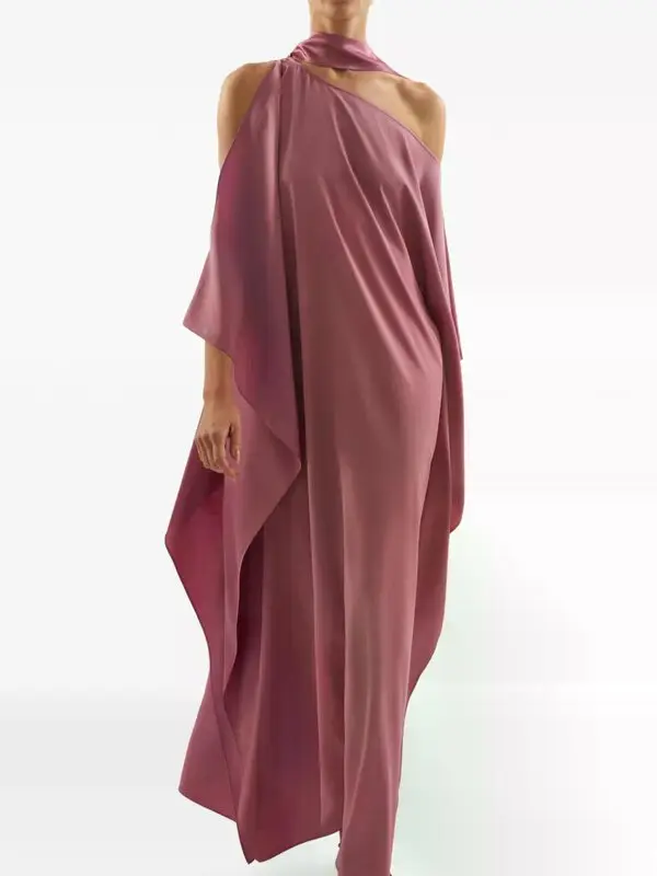 TALLER MARMO Barths Cut-out Asymmetric Maxi Dress