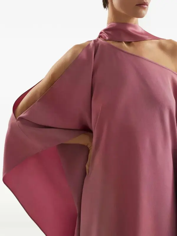 TALLER MARMO Barths Cut-out Asymmetric Maxi Dress
