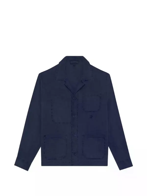 Vilebrequin Button-up Linen Shirt - Blue