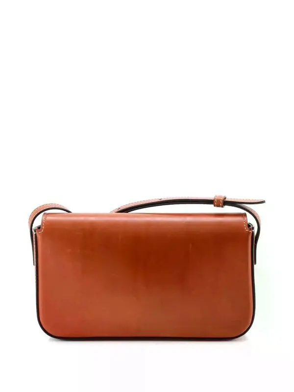 Celine Triomphe East-west Smooth Calfskin Shoulder Bag - Brown