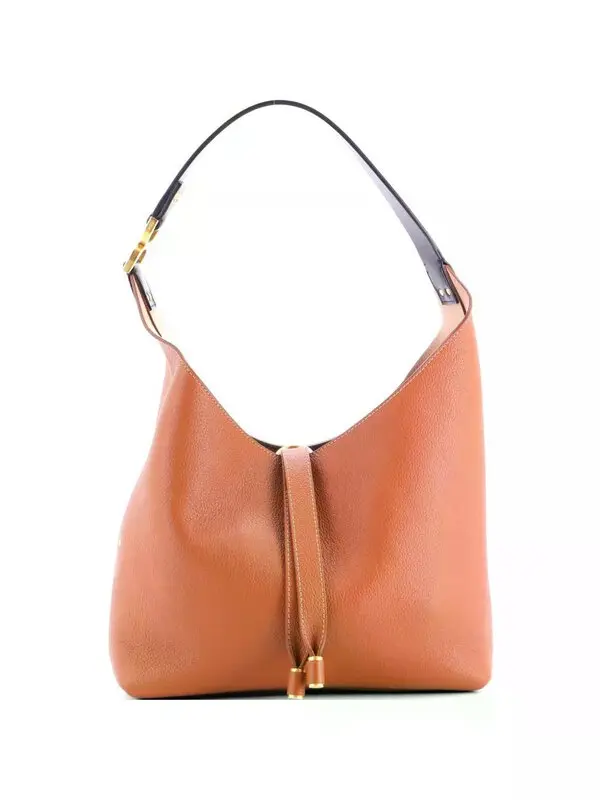 Chloé Marcie Nm Leather Small Hobo Bag - Brown