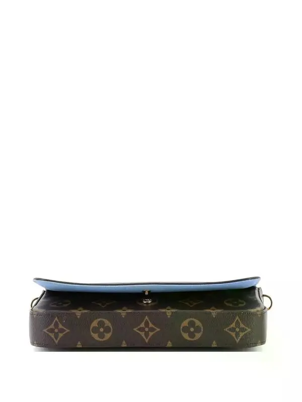 LOUIS VUITTON Felicie Pochette Limited Edition Vivienne Xmas Monogram Canvas - Brown