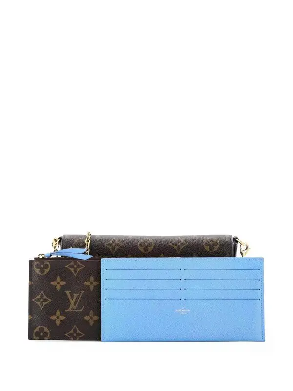 LOUIS VUITTON Felicie Pochette Limited Edition Vivienne Xmas Monogram Canvas - Brown