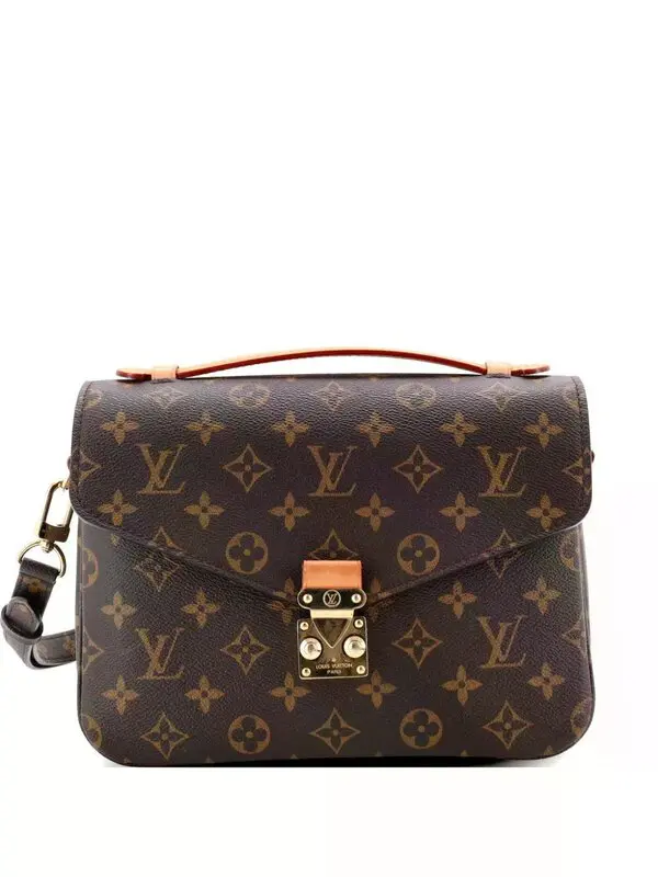 LOUIS VUITTON Pochette Metis Monogram Canvas Crossbody Bag - Brown