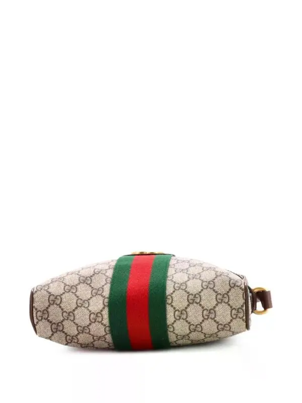 Gucci Ophidia Messenger Bag Gg Coated Canvas Small - Brown