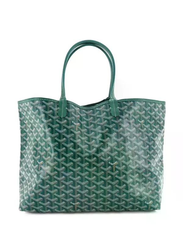Goyard Saint Louis Coated Canvas Pm Tote Bag - Green