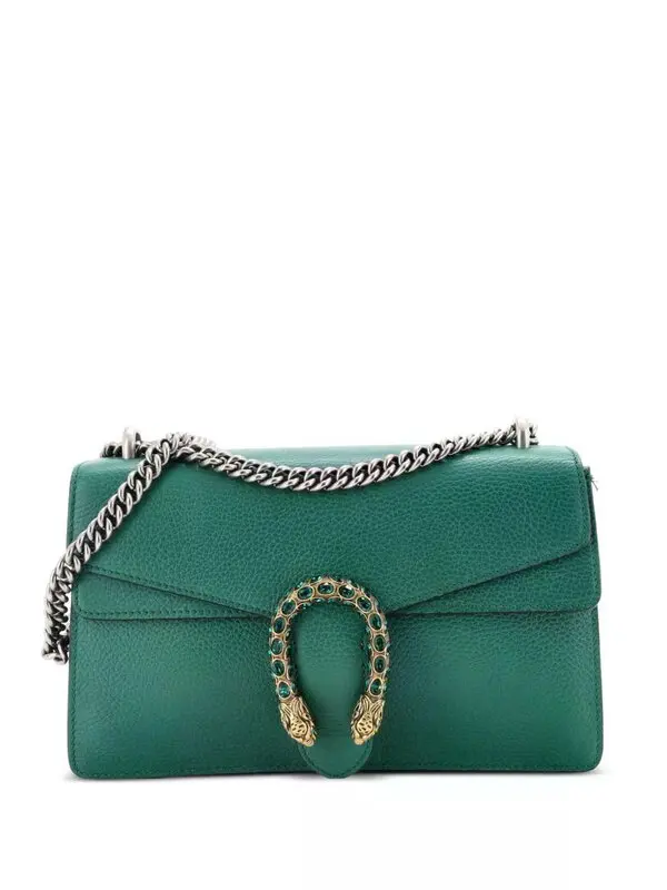 Gucci Dionysus Bag Leather Small Shoulder Bag - Green