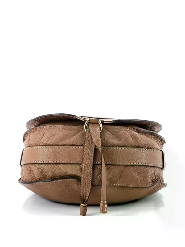 Chloé Marcie Leather Medium Crossbody Bag - Brown