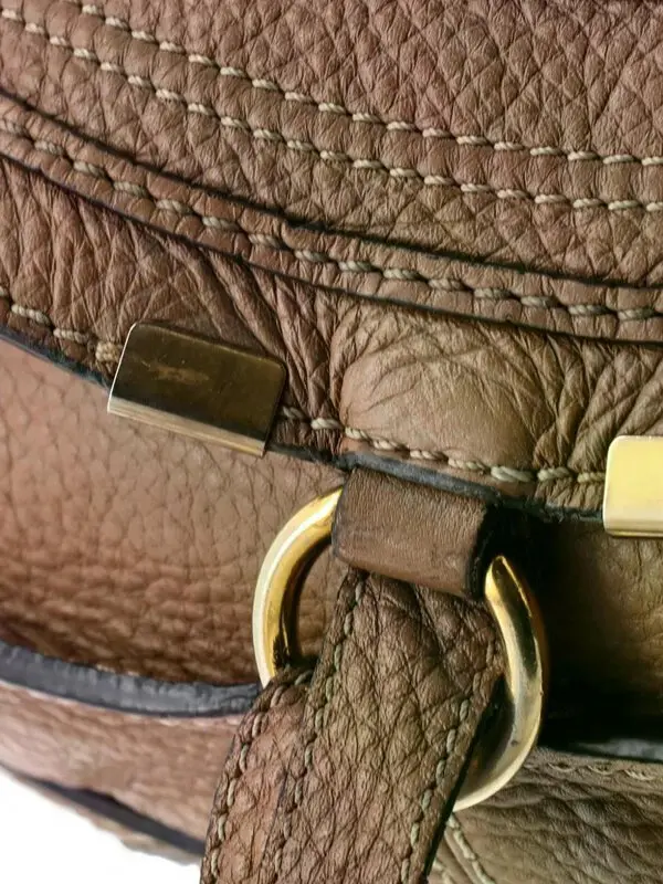 Chloé Marcie Leather Medium Crossbody Bag - Brown