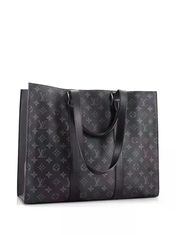 LOUIS VUITTON Sac Plat Horizontal Tote Bag Monogram Eclipse Canvas