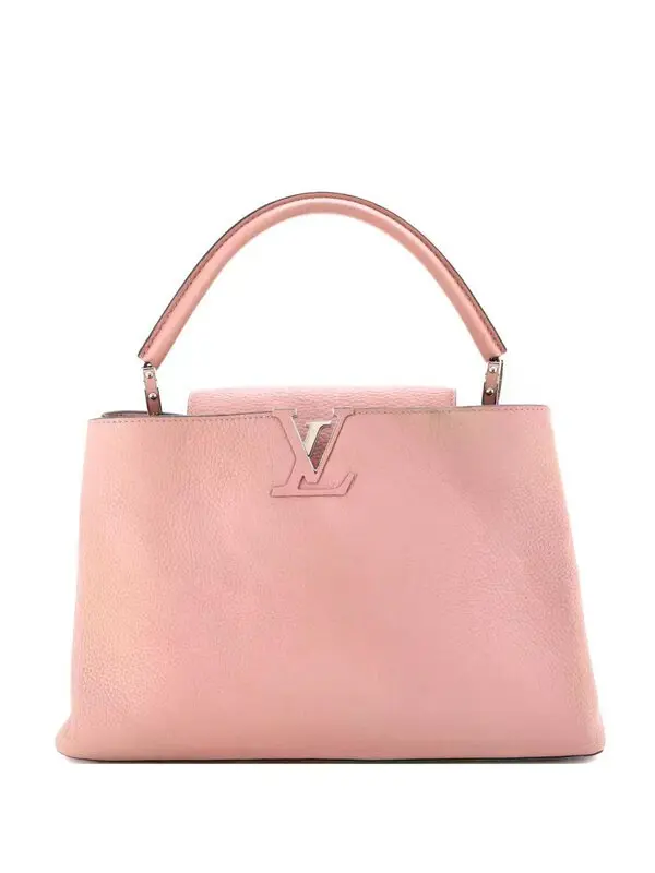 LOUIS VUITTON Capucines Mm Satchel - Pink