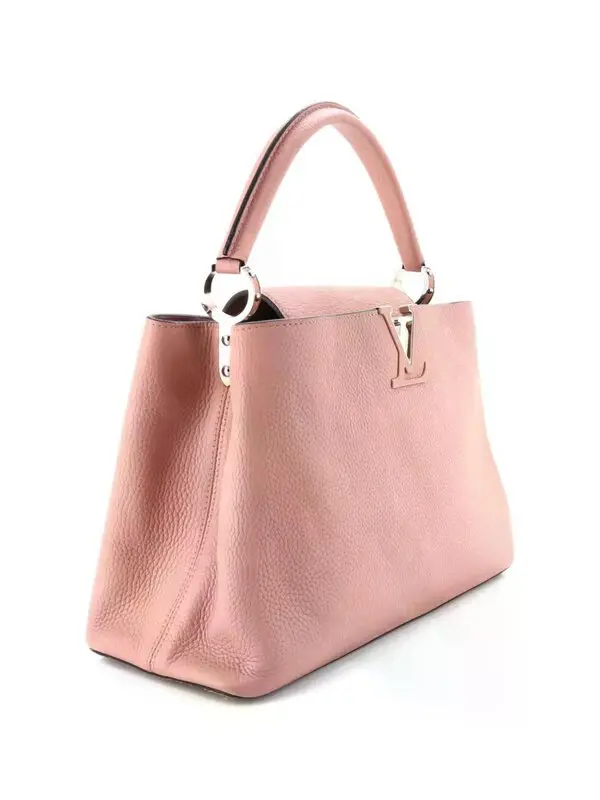 LOUIS VUITTON Capucines Mm Satchel - Pink