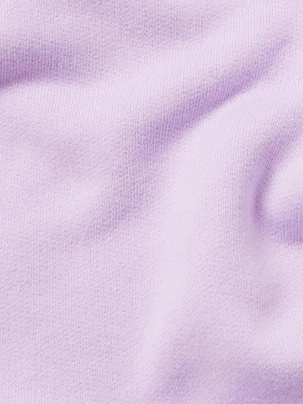 AGOLDE Pace Half-zip Cotton-jersey Sweatshirt