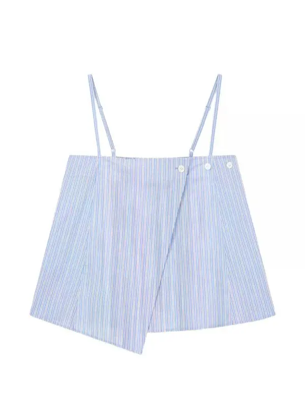 STUDIO TOMBOY Striped Bustier Top - Blue