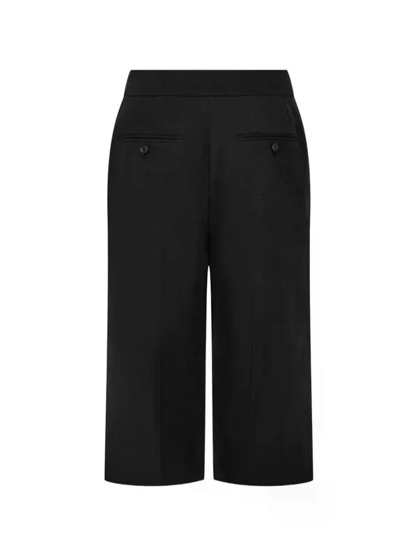 STUDIO TOMBOY Pleatedcropped Trousers - Black