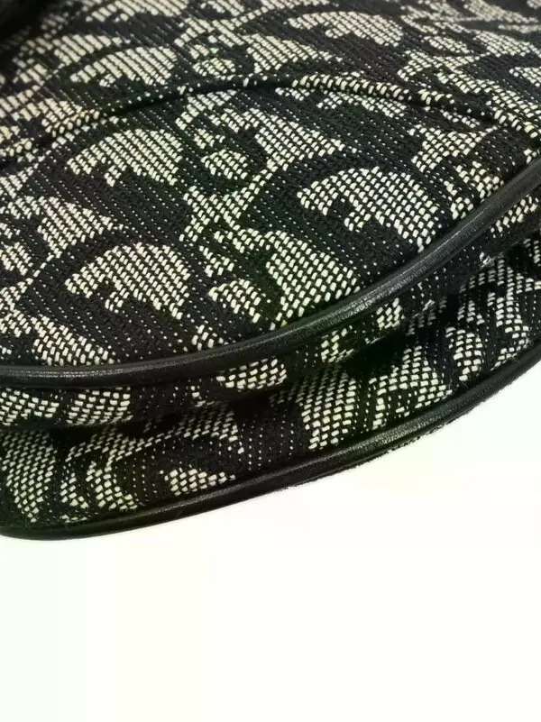 Dior 2003 Saddle Tote Bag - Black
