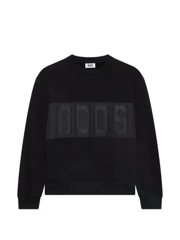 Gcds Logo-band Sweatshirt - Black