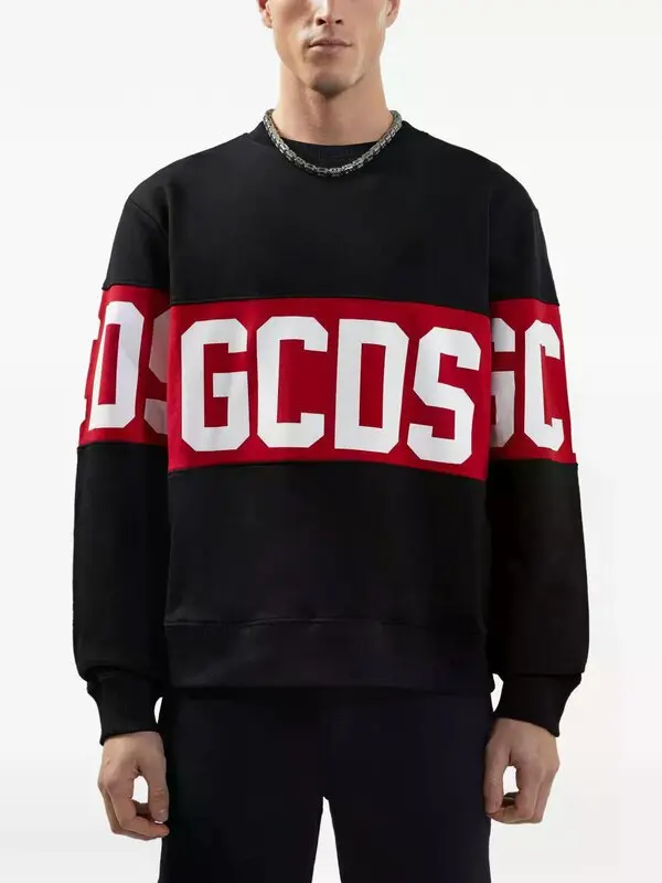 Gcds Logo Sweatshirt - Black