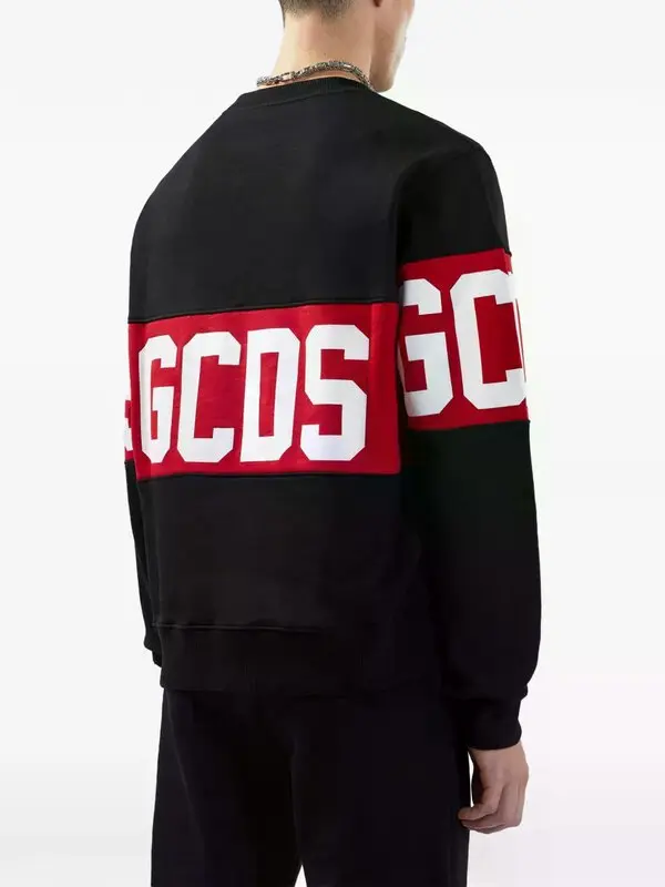 Gcds Logo Sweatshirt - Black