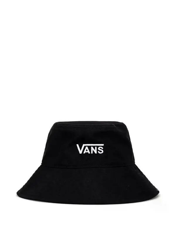 VANS Logo-embroidered Drawstring Bucket Hat - Black