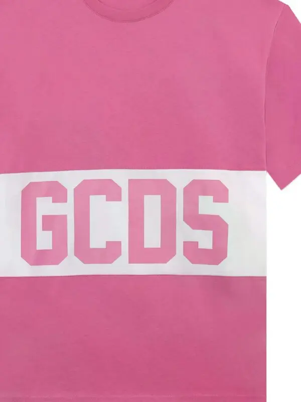 Gcds Logo-band T-shirt - Pink