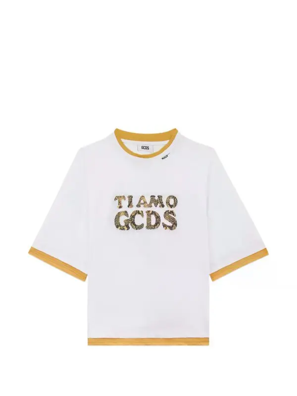 Gcds Graphic Crew-neck T-shirt - White
