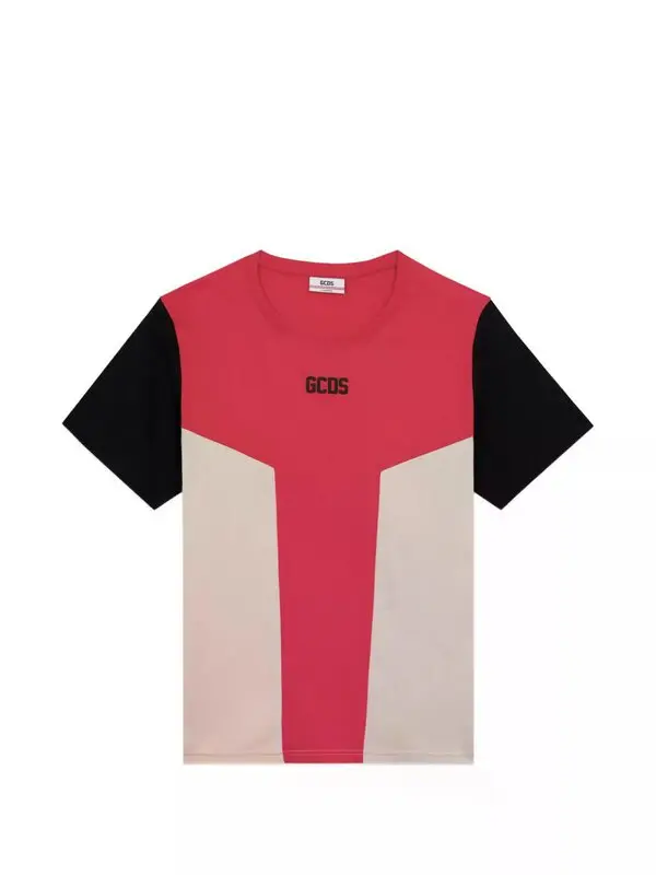 Gcds Color-block T-shirt - Red