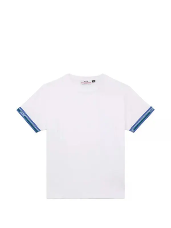 Gcds Logo-detail T-shirt - White
