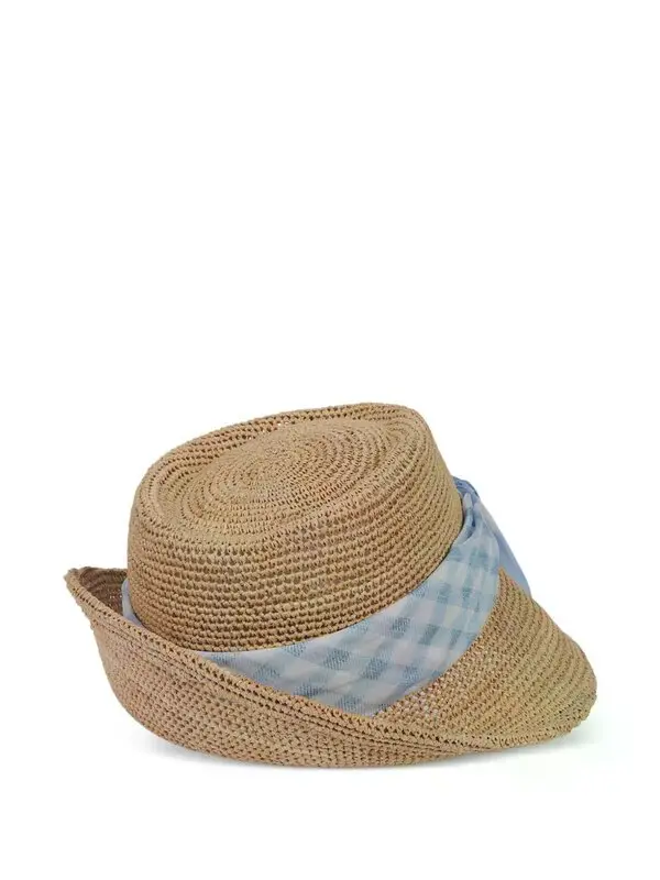 Ermanno Scervino Gingham-print Hat