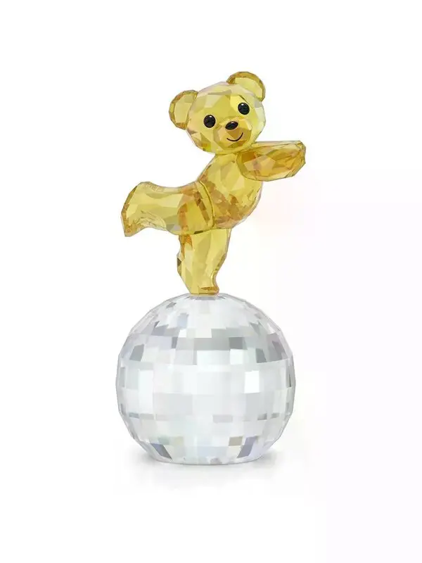 SWAROVSKI Kris Bear Ready To Disco Crystalline Figurine - White