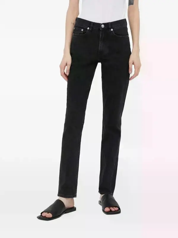 SAMSOE SAMSOE Buttoned Jeans - Black