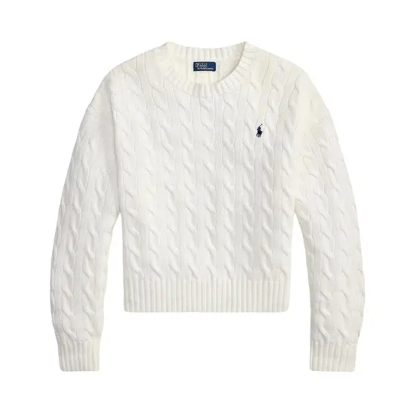 Polo Ralph Lauren Crew Pullover Sweater - White