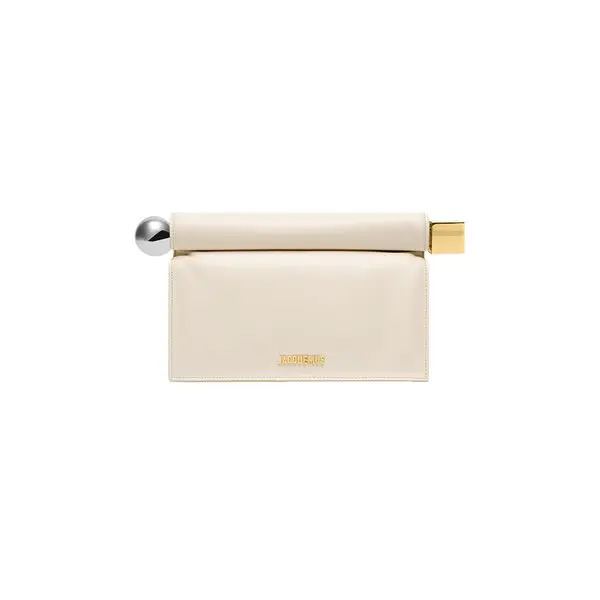 Jacquemus La Pochette Rond Carre 'light Ivory - White