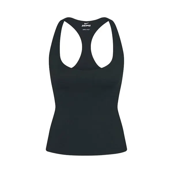 NIKESKIMS Matte Racerback Tank Top 'dark Teal/dark Teal - Blue