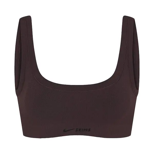 NIKESKIMS Vintage Seamless Scoop Neck Bra 'phoenix - Brown