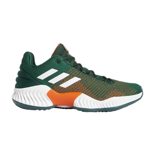 Adidas Pro Bounce 2018 Low 'miami Hurricanes