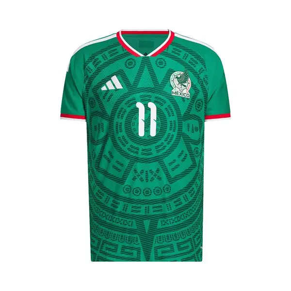 Adidas Mexico 26 Home Gimenez Authentic Jersey