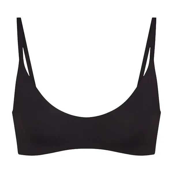 NIKESKIMS Matte Micro Scoop Bra 'obsidian