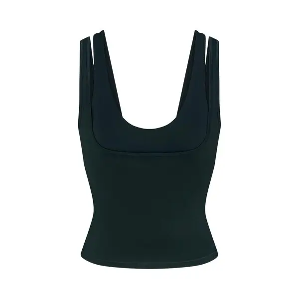 NIKESKIMS Matte Double-strap Tank Top - Blue