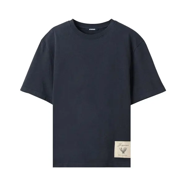 Jacquemus Le T-shirt Torneo 'rosemary Label Dark Navy - Blue