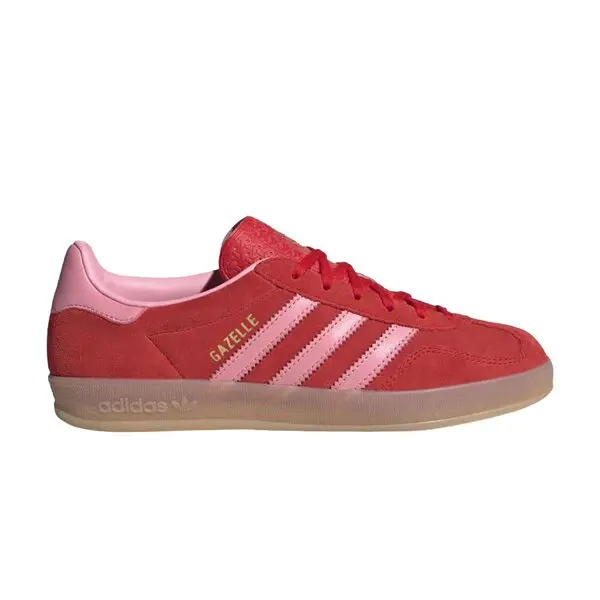 Adidas Wmns Gazelle Indoor 'better Scarlet Light Pink - Red