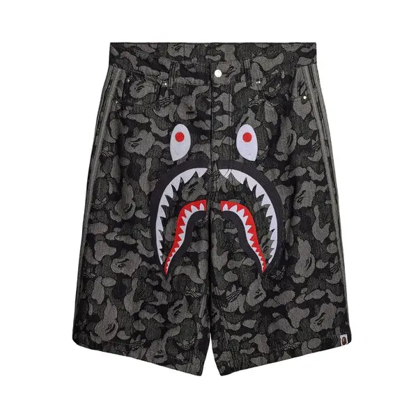 Adidas X Bape Shark Denim Jorts