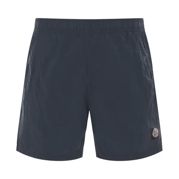 Stone Island Compass Patch Swim Shorts 'navy